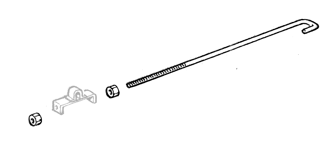 Brake adjusting rod | Braking system | Austin Pedal Cars